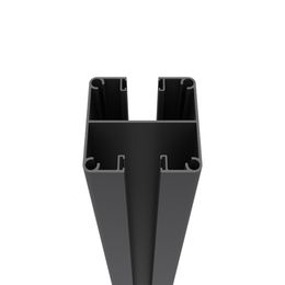 GroJa Pfosten 'Mix-it' Steckzaun Aluminium anthrazit 7 x 7 x 240 cm
