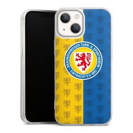 DeinDesign iPhone 13 Mini Handy Slim Case Silikon Handyh&uuml;lle transparent H&uuml;lle extra d&uuml;nn Logo Eintracht Braunschweig Official Licensed Product Silikon Slim Case