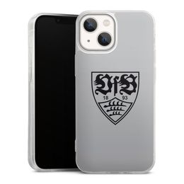 DeinDesign iPhone 13 Mini Handy Slim Case Silikon Handyh&uuml;lle transparent H&uuml;lle extra d&uuml;nn Logo Official Licensed Product Vfb Stuttgart Silikon Slim Case