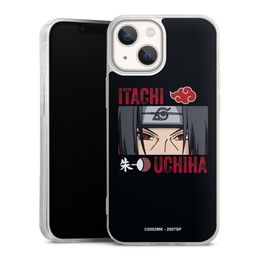 DeinDesign iPhone 13 Mini Handy Slim Case Silikon Handyh&uuml;lle transparent H&uuml;lle extra d&uuml;nn Naruto Shippuden Manga Itachi Uchiha Silikon Slim Case