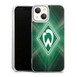 DeinDesign iPhone 13 Mini Handy Slim Case Silikon Handyh&uuml;lle transparent H&uuml;lle extra d&uuml;nn Sv Werder Bremen Coat Of Arms Official Licensed Product Silikon Slim 