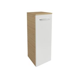 Fackelmann Unterschrank 'B.Style' braun, wei&szlig; foliert 30,2 x 82,6 x 32 cm links