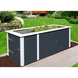 Weka Profi-Hochbeet '669' anthrazit 217,6 x 91,7 x 81 cm