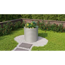 Vitavia Hochbeet 'Vita 858 Rund' 82 x 86 x 82 cm aluminiumfarben