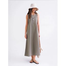 Mixray Kleid Damen Gr&ouml;&szlig;e 40 khaki Sommerkleid