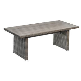 Gartentisch 'Delia' Aluminium/Polywood 94 x 74 x 210 cm