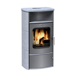 Accente International Kaminofen 'Montreal 2.0 GTS' anthrazit/grau 6 kW