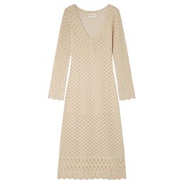 Springfield Kleid Damen Gr&ouml;&szlig;e 44 beige Sommerkleid