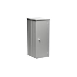 BioHort Terrassenschrank 'Julia' silber-metallic Gr. L High