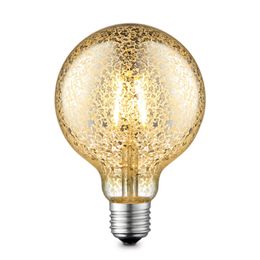 Besselink Licht LED-Leuchtmittel 'Home Sweet Home' dimmbar Globe gold E27 4 W 340 lm warmwei&szlig;