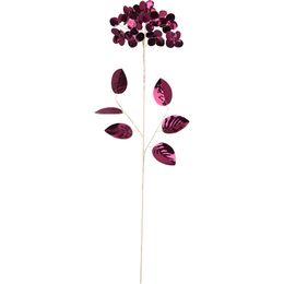 Koopmann Koopman Kunstblumen-Zweig dunkelrot 69 cm