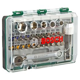 Bosch Schrauberbitset 27-teilig mit Ratsche