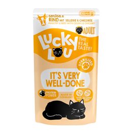 Lucky Lou Katzenfutter Sterilized Gefl&uuml;gel & Rind 125 g