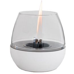 Tenderflame Tischfeuer 'Tulpe' wei&szlig; 300 ml