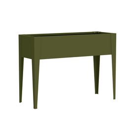 WESTMANN Hochbeet 'Vedura M' Stahl olivfarben 100 x 50 x 80 cm