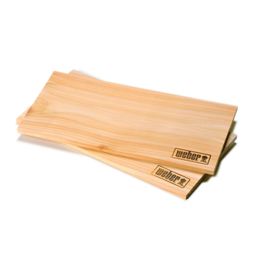 Weber R&auml;ucherbrett Zedernholz 40 x 15 x 2 cm, 2 St&uuml;ck