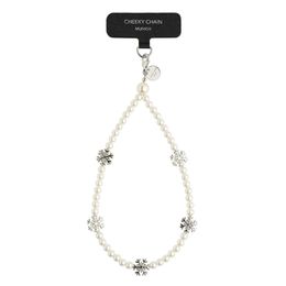 Cheeky Chain Munich Smartphone Case 'Snow' female size One size Silver / Pearl white