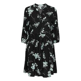 oxmo Shirt Dress 'Elva' female size 38 Pastel blue / Black / White