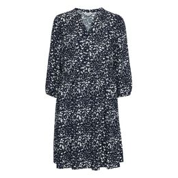 oxmo Kleid 'ELVA' Damen Gr&ouml;&szlig;e 38 dunkelblau / offwhite Sommerkleid