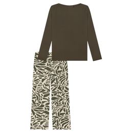 Schiesser Pyjama 'Selected Premium' Damen Gr&ouml;&szlig;e XXL gr&uuml;n Sommerkleid