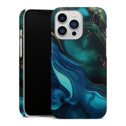 DeinDesign iPhone 13 Pro Handy Premium Case Smartphone Handyh&uuml;lle Schutzh&uuml;lle matt Marble Art Ombre Premium Case
