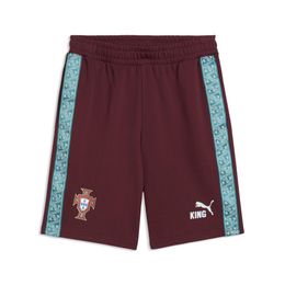 Puma Workout Pants 'Portugal King' male size XXS Light blue / Ruby red / White
