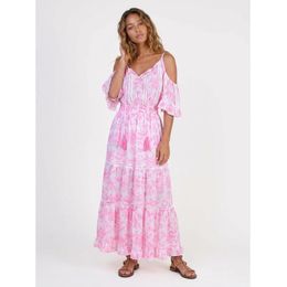 Miss June Kleid 'Robe Longue Karena' Damen Gr&ouml;&szlig;e 36/38 hellblau Sommerkleid