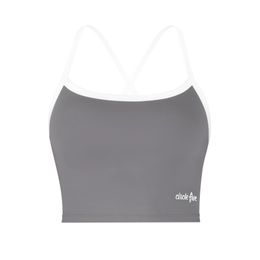 Circle Five Sporttop 'Sporttop Damen | Sport-BH mit integriertem BH & Cups | Fitness, Gym Bra & Yoga Top' Damen Gr&ouml;&szlig;e S/M grau