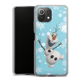 Xiaomi Mi 11 Lite 5G NE Handy Silikon H&uuml;lle Case transparent Handyh&uuml;lle Frozen Olaf Disney Official Licensed Product Silikon Case