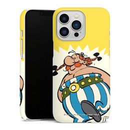 DeinDesign iPhone 13 Pro Handy Premium Case Smartphone Handyh&uuml;lle Schutzh&uuml;lle matt Obelix Vintage Official Licensed Product Premium Case