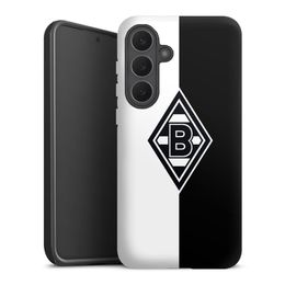 DeinDesign Galaxy S25 FE Handy Panzer Handyh&uuml;lle robuste Outdoor H&uuml;lle Schutzh&uuml;lle matt Gladbach Soccer Borussia M&ouml;nchengladbach Tough Case