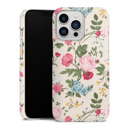 DeinDesign iPhone 13 Pro Handy Premium Case Smartphone Handyh&uuml;lle Schutzh&uuml;lle matt Ornament Flowers Vintage Premium Case
