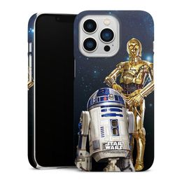 DeinDesign iPhone 13 Pro Handy Premium Case Smartphone Handyh&uuml;lle Schutzh&uuml;lle matt Weltall Star Wars R2d2 Premium Case