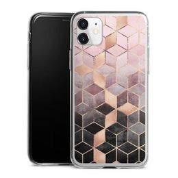 DeinDesign iPhone 11 Handy Slim Case Silikon Handyh&uuml;lle transparent H&uuml;lle extra d&uuml;nn Cube Elisabeth Fredriksson Gold & Copper Silikon Slim Case