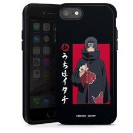 DeinDesign iPhone SE (2020) Handy Panzer Handyh&uuml;lle robuste Outdoor H&uuml;lle Schutzh&uuml;lle gl&auml;nzend Official Licensed Product Itachi Uchiha Naruto Shippuden Tough 