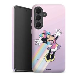 DeinDesign Galaxy S25 FE Handy Panzer Handyh&uuml;lle robuste Outdoor H&uuml;lle Schutzh&uuml;lle matt Official Licensed Product Disney Minnie Mouse Tough Case