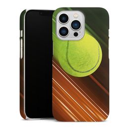 DeinDesign iPhone 13 Pro Handy Premium Case Smartphone Handyh&uuml;lle Schutzh&uuml;lle matt Ball Tennis Hobby Premium Case