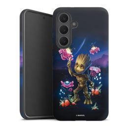 DeinDesign Galaxy S25 FE Handy Panzer Handyh&uuml;lle robuste Outdoor H&uuml;lle Schutzh&uuml;lle matt Baby Groot Marvel Guardians Of The Galaxy Tough Case