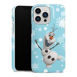 DeinDesign iPhone 13 Pro Handy Premium Case Smartphone Handyh&uuml;lle Schutzh&uuml;lle gl&auml;nzend Frozen Olaf Disney Official Licensed Product Premium Case