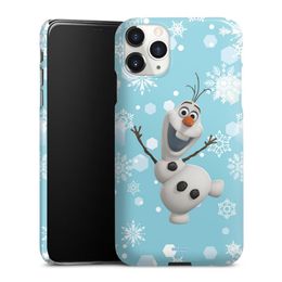 DeinDesign iPhone 11 Pro Max Handy Premium Case Smartphone Handyh&uuml;lle Schutzh&uuml;lle gl&auml;nzend Frozen Olaf Disney Official Licensed Product Premium Case