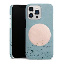 DeinDesign iPhone 13 Pro Handy Premium Case Smartphone Handyh&uuml;lle Schutzh&uuml;lle matt Sun Art Bird Premium Case