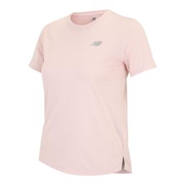 New Balance Funktionsshirt 'Athletics' Damen Gr&ouml;&szlig;e M rosa / silber