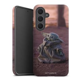 DeinDesign Galaxy S25 FE Handy Panzer Handyh&uuml;lle robuste Outdoor H&uuml;lle Schutzh&uuml;lle matt The Child Star Wars Baby Yoda Tough Case