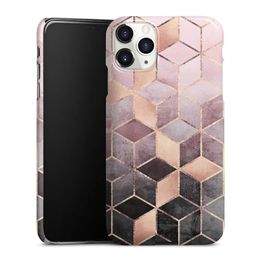 DeinDesign iPhone 11 Pro Max Handy Premium Case Smartphone Handyh&uuml;lle Schutzh&uuml;lle gl&auml;nzend Cube Elisabeth Fredriksson Gold & Copper Premium Case