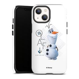 DeinDesign iPhone 13 Mini Handy Panzer Handyh&uuml;lle robuste Outdoor H&uuml;lle Schutzh&uuml;lle gl&auml;nzend Frozen Olaf Disney Frozen 2 Tough Case