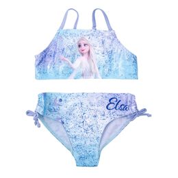 Disney Frozen Bikini 'Elsa Frozen' M&auml;dchen Gr&ouml;&szlig;e 134/140 blau