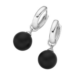 Giorgio Martello Milano Ohrring Damen Gr&ouml;&szlig;e One Size schwarz / silber
