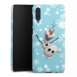 DeinDesign Galaxy A50 Handy Premium Case Smartphone Handyh&uuml;lle Schutzh&uuml;lle matt Frozen Olaf Disney Official Licensed Product Premium Case