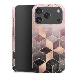 DeinDesign iPhone 17 Pro Handy Premium Case Smartphone Handyh&uuml;lle Schutzh&uuml;lle matt Cube Elisabeth Fredriksson Gold & Copper Premium Case