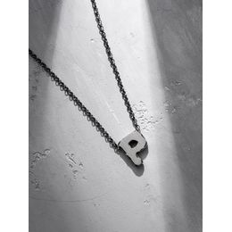 Reytel Kette 'Letter P' Herren Gr&ouml;&szlig;e 45 cm silber